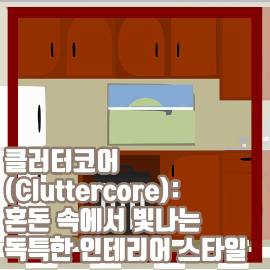 클러터코어(Cluttercore): 혼돈 속에서 빛나는 독특한 인테리어 스타일