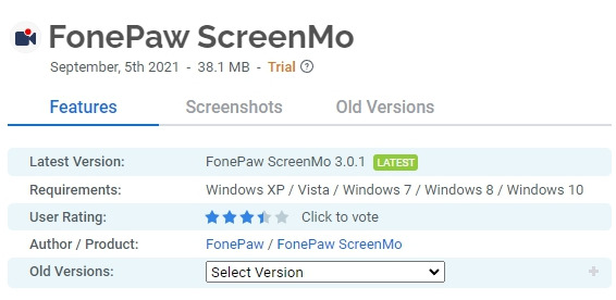 FonePaw ScreenMo 무료 다운로드