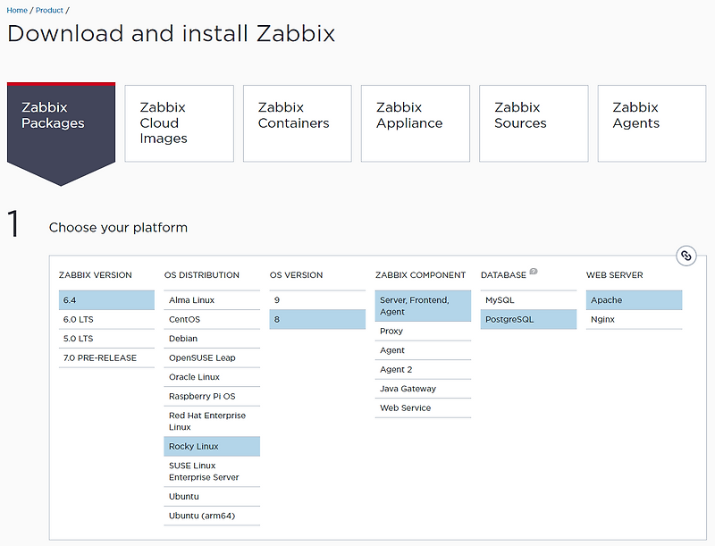 [Zabbix] Rocky8 zabbix6.4 설치