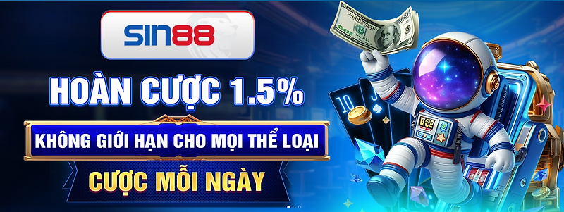 Các chương trình khuyến mãi tại Sin88
