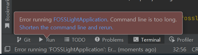 Intellij Command Line Is Too Long Shorten The Command Line And Rerun