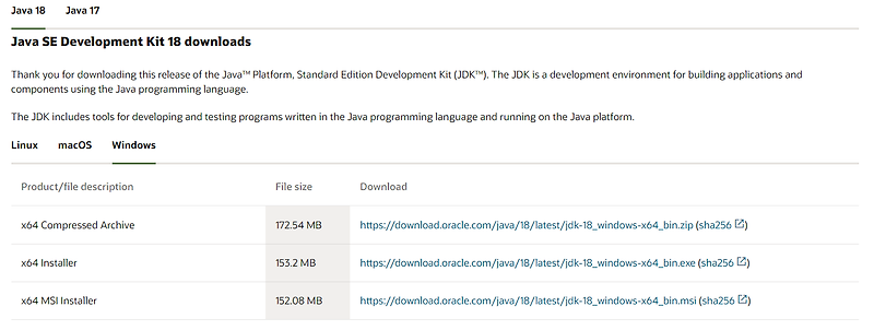 1.1 환경 구성 - 윈도우에 JDK(JavaSE Development Kit) 설치와 환경 변수 설정