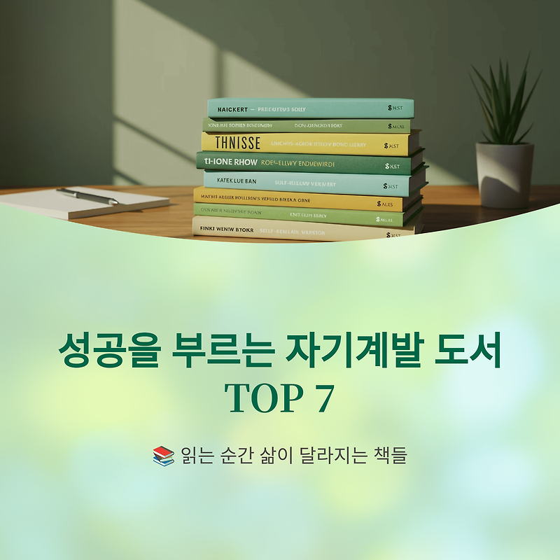 성공을 부르는 자기계발 도서 TOP 7