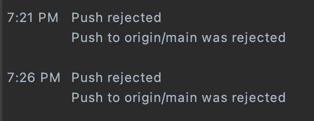 [GIT] Push rejected 해결, Branch 추가