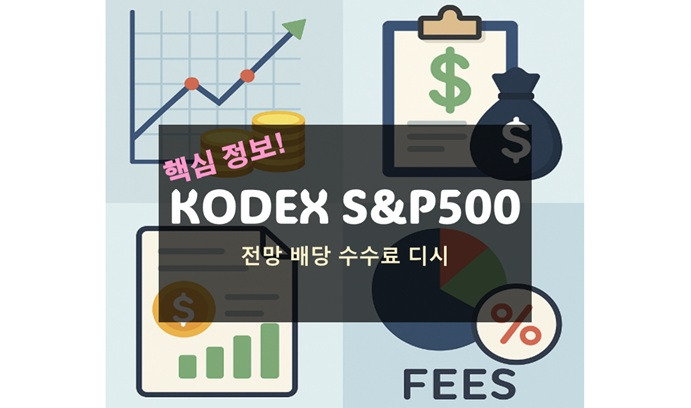 KODEX 미국S&P500 주가 전망 배당 분배금 수수료 디시