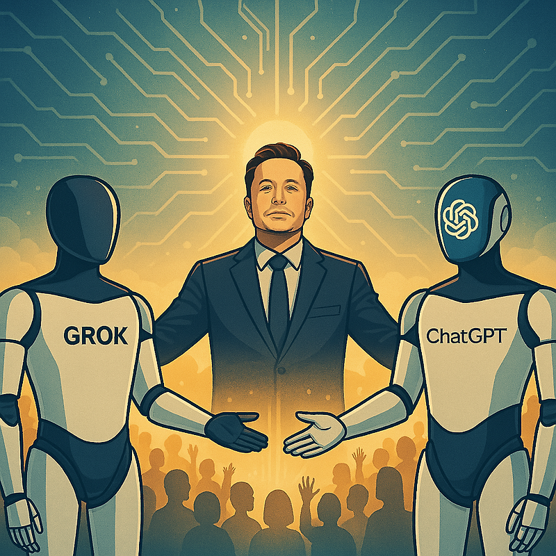 xAI vs OpenAI[4편] 머스크의 AI 민주화 비전이란?