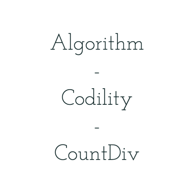 [Algorithm/Swift] Codility / CountDiv :: moonshot