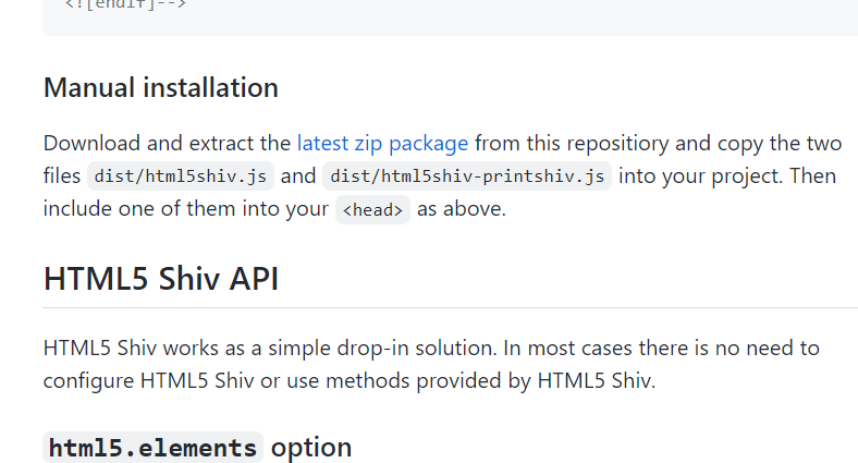 30. HTML5shiv.js로 IE8.0 이하 브라우저에서도 시맨틱 태그 적용하기