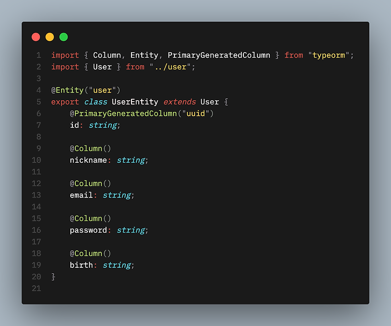 [초보자의 눈으로 보는 NestJS] 7. 데이터베이스 연동 (TypeORM)