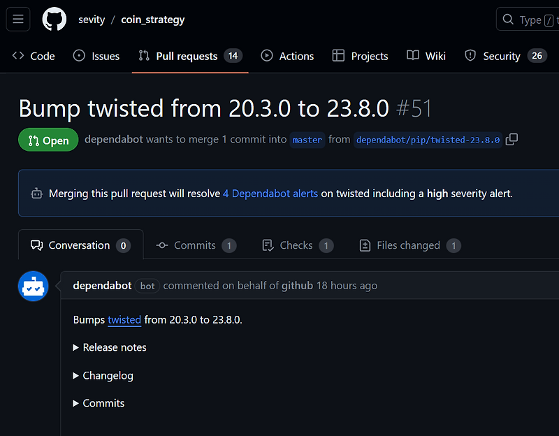 git PR(pull request) 관련 ::: Sevity Blog