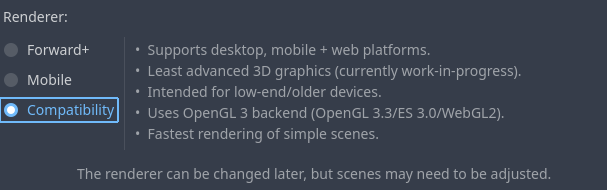 Godot Opengl3 rendering 문제