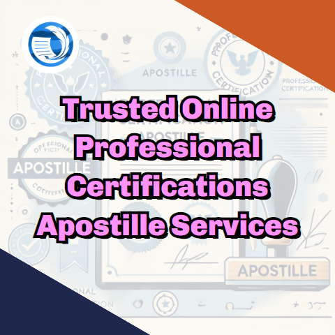 Trusted Online Professional Certifications Apostille Services