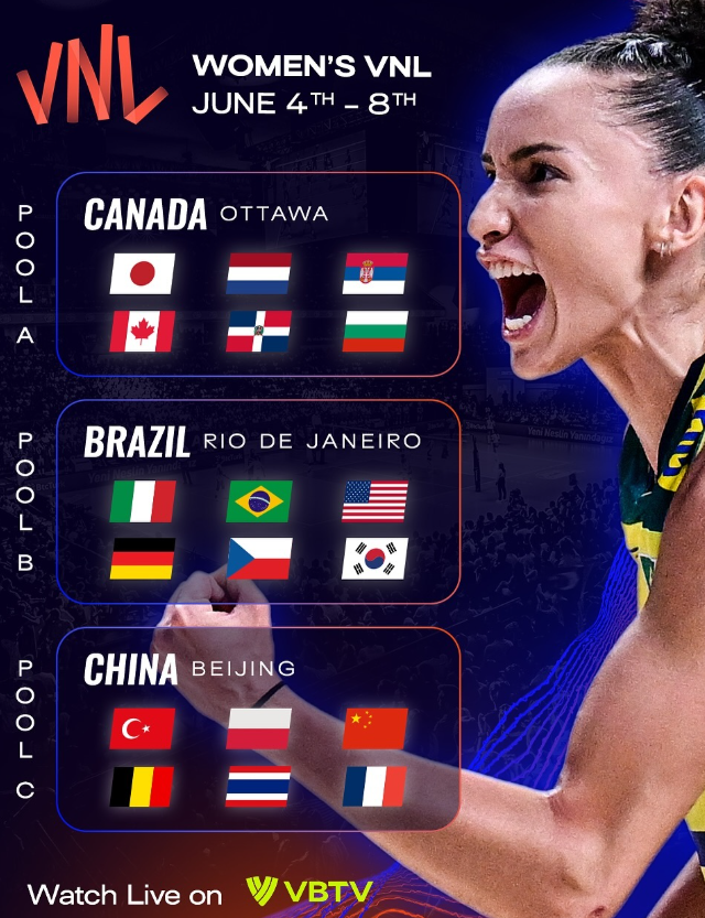 2025 VNL 여자배구 중계는 어디서? 경기일정 확인