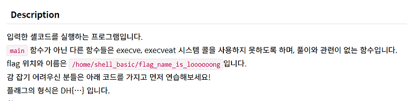 (시스팀 해킹)shell_basic-Write-UP-with-dreamhack