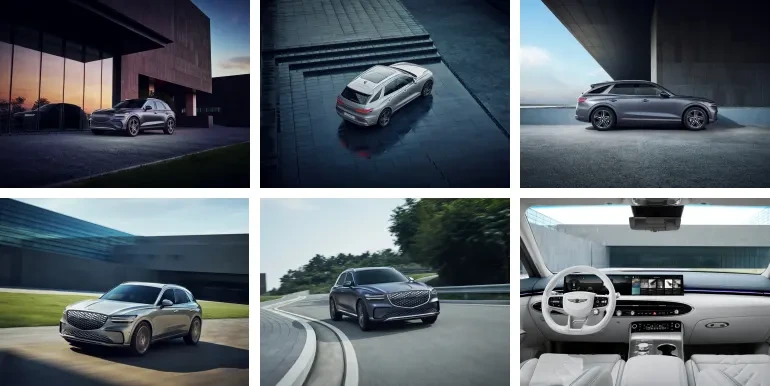 GV70 전동화 모델, 450km 주행 가능한 럭셔리 SUV 공개!