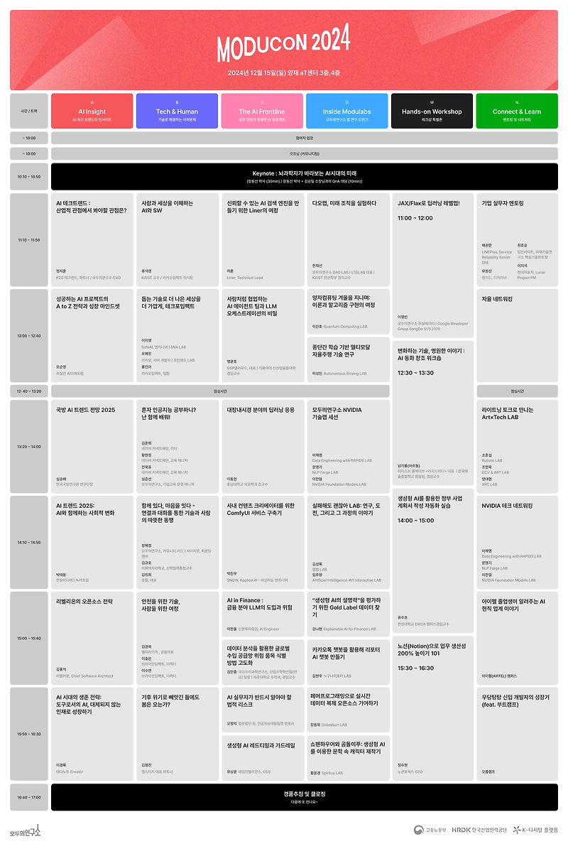 [Conference] 모두의연구소 MODUCON 2024 후기