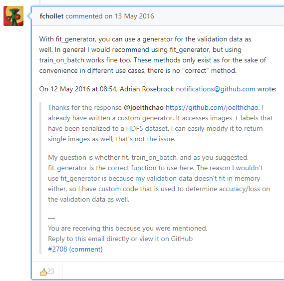 케라스에서 fit(), fit_generator(), train_on_batch()의 차이점