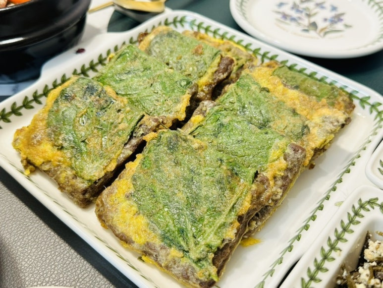 너비아니 구이 급식 반찬 아이 반찬 너비아니 깻잎전 깻잎육전 만들기