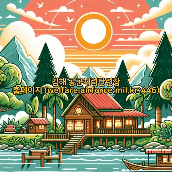 김해 공군체력단련장 홈페이지 (welfare.airforce.mil.kr:446)