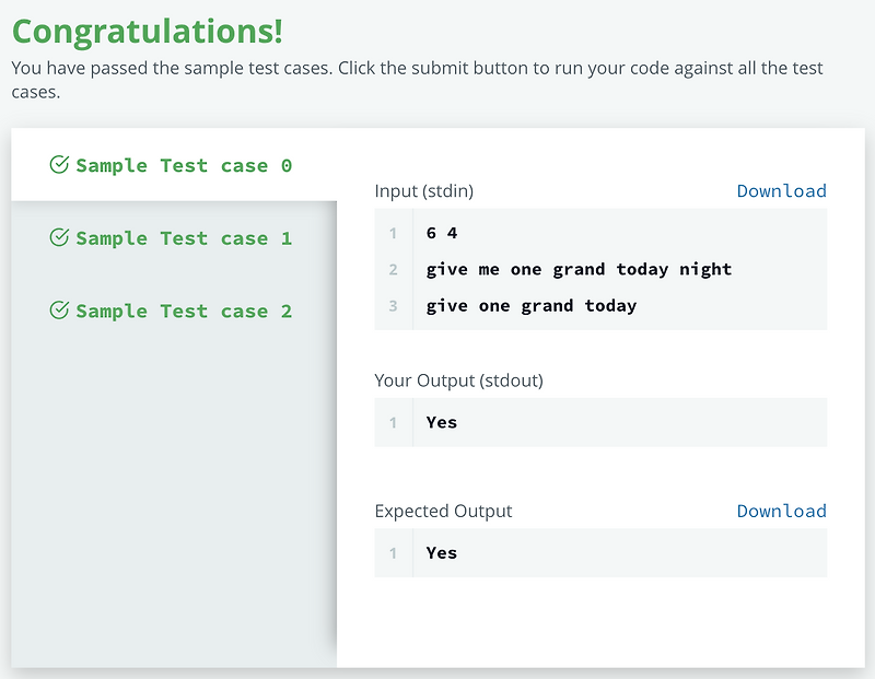 [HackerRank] Hash Tables : Ransom Note (Python)