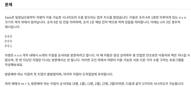 [Softeer][level3] 순서대로 방문하기 (python)