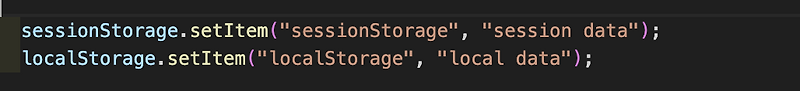 [ WEB ] - sessionStorage? localStorage?