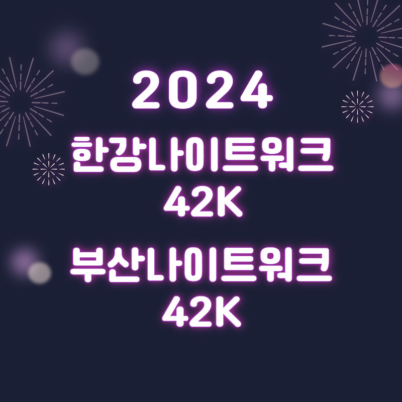 2024 한강나이트워크 42K 한강 마라톤 대회 부산나이트워크 42K 어반스포츠 :: 페스티벌로드