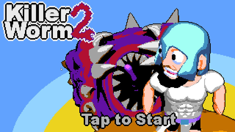 잡식 게임 도서관 :: [스팀 무료 게임] 괴물 지렁이 피해라, Killer Worm 2