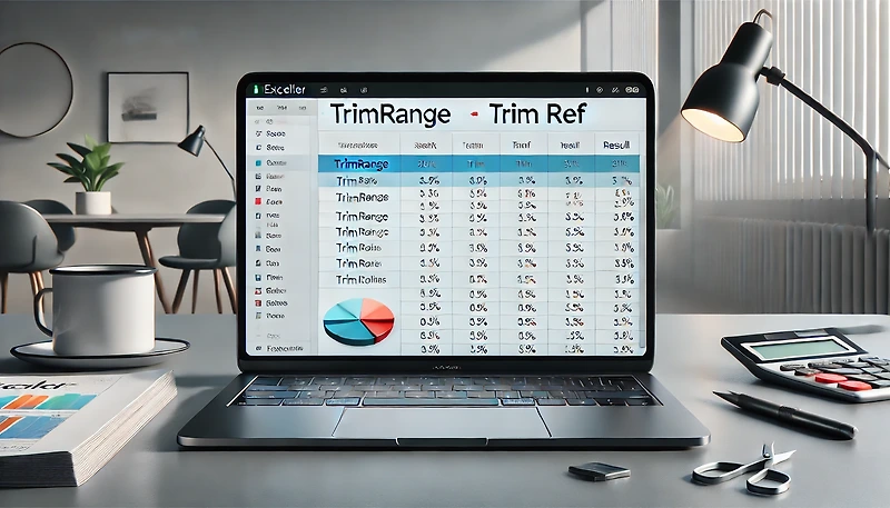 TRIMRANGE와 TRIM REF 연산자를 사용하여 엑셀 시트 정리하기