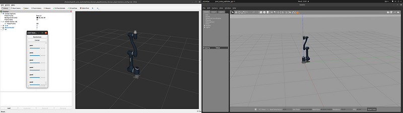 ROS2 URDF doosan robot arm