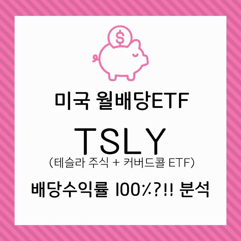 TSLY, 실제로 배당수익률 100%인지 확인해보기 :: make a fortune