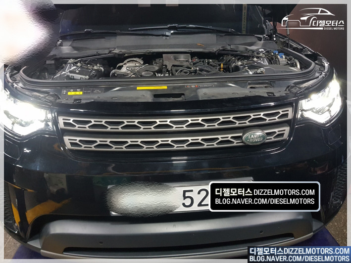 랜드로버 디스커버리/엔진체크등 점등 증상 방문-DPF 탈거 클리닝,BBN 카본 수소 클리닝