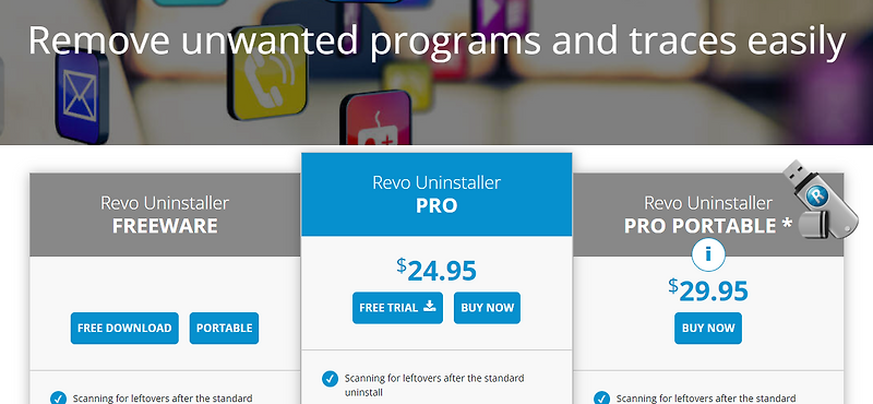 프로그램 레지스트리 삭제 폴더 파일 완벽 제거 Revo Uninstaller 한글화
