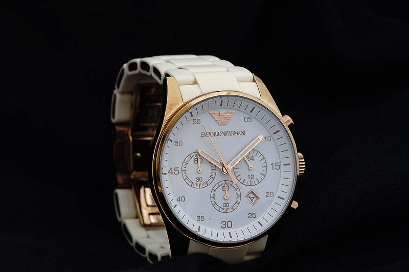 [이태리 시계] 엠포리오 아르마니 ARMANI AR5919 쿼츠 화이트 실리콘