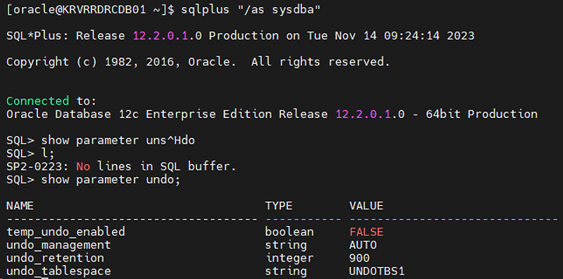 [ORACLE] UNDO Tablespace Full 모니터링 및 조치 — Mewoni's DB World