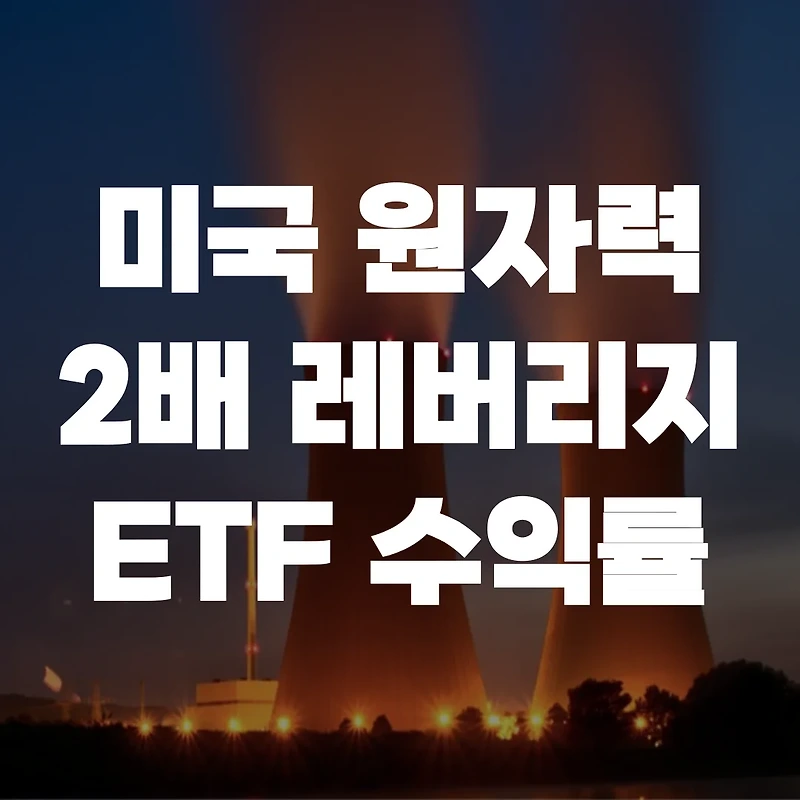 미국 원자력 레버리지 ETF 수익률 알아봅시다!