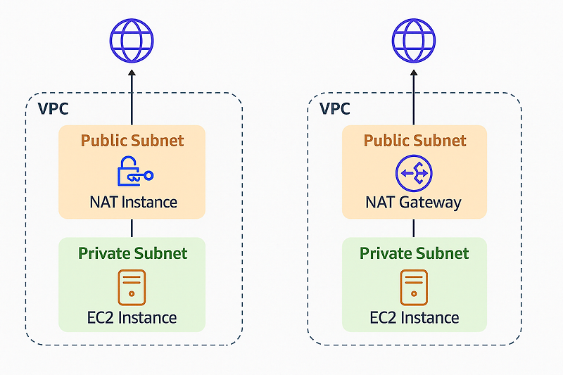 [AWS] NAT Instance와 NAT Gateway 비교, 한 눈에 이해하자