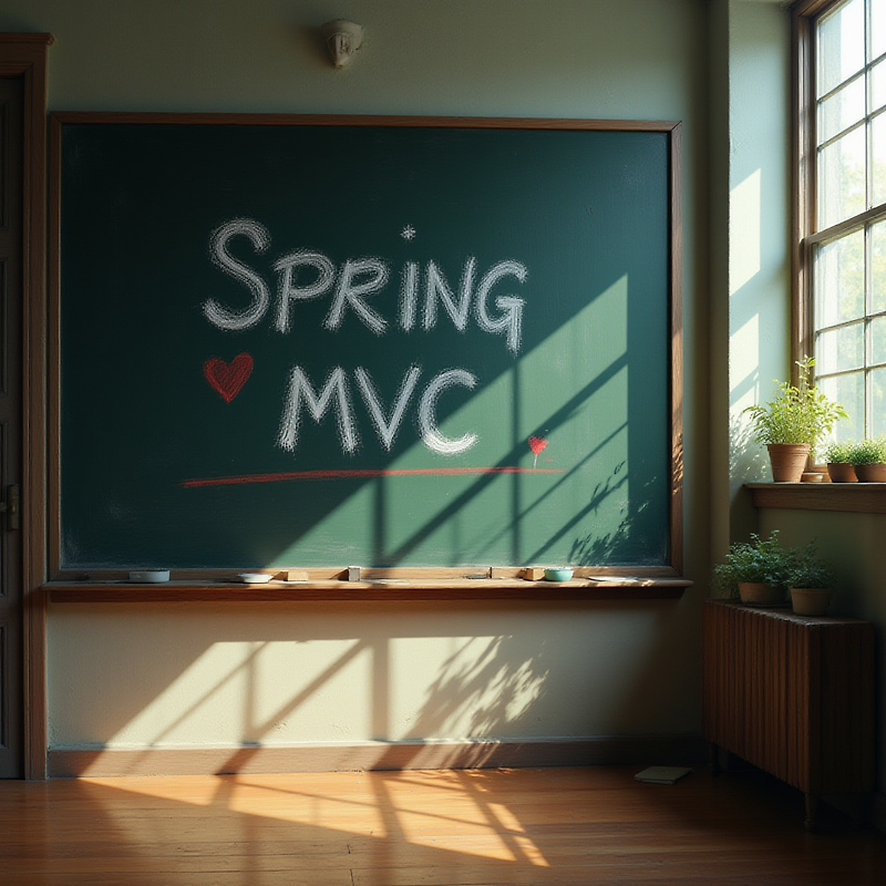 Spring MVC에서 요청 흐름은 어떻게 되나요?