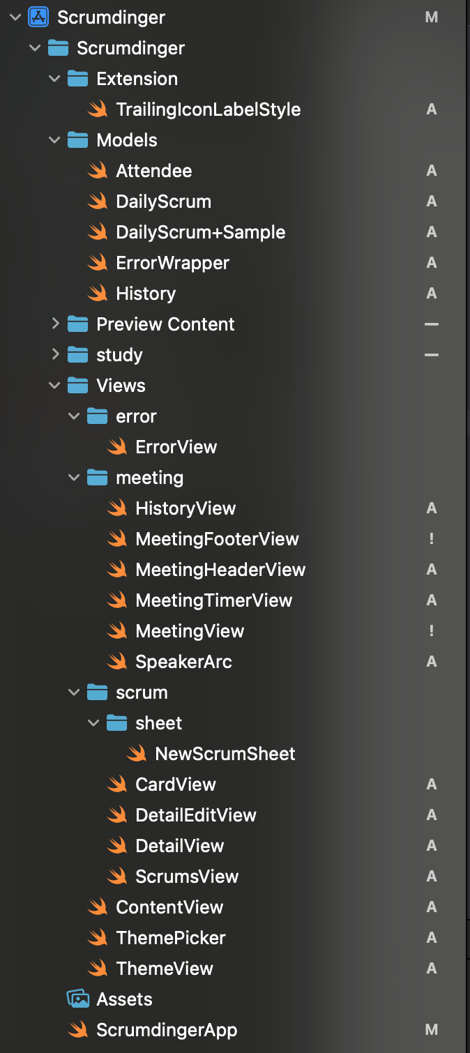 Scrumdinger 분석하기 01. /scrum/CardView.swift