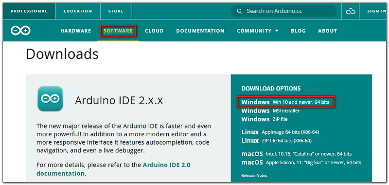 Arduino V2.x.x 설치