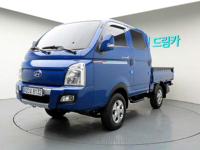 현대 포터2 4WD 더블캡 장축 프리미엄 오토 1인신조 완무 22년식 1만키로 8132