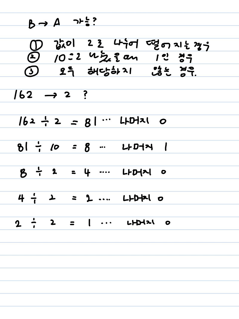 [백준 | JS] 16953번 A → B