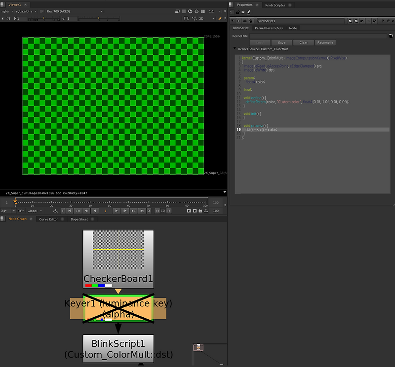 Blink Scripting 101 - Combining Input Image and Custom Color