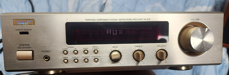 인켈미니앰프 RX-878 인컬리시버