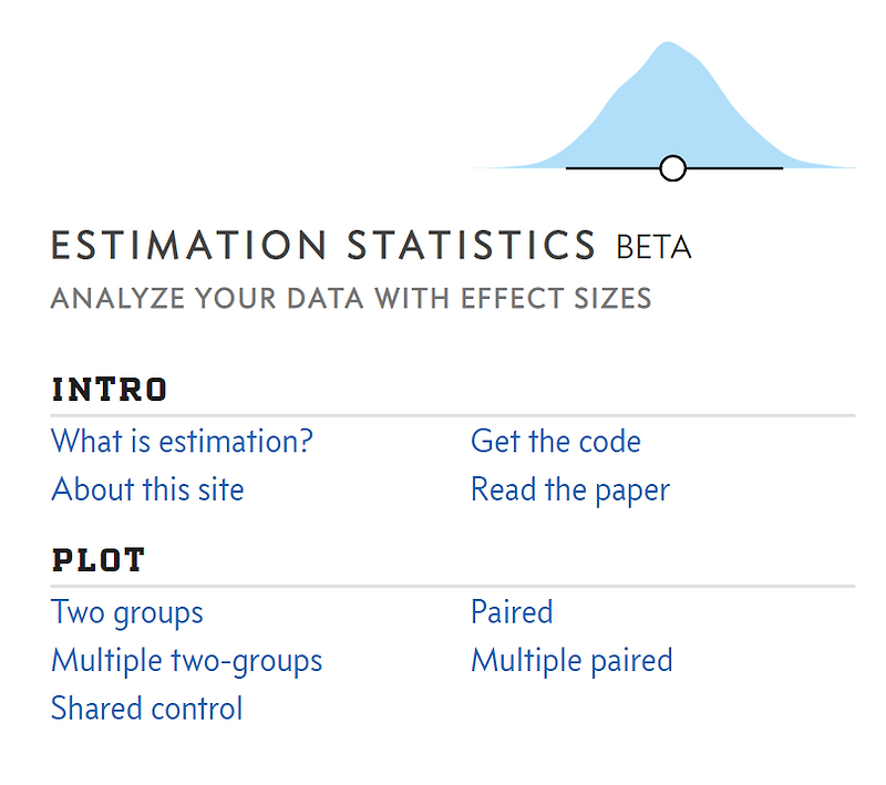 ESTIMATION STATISTICS