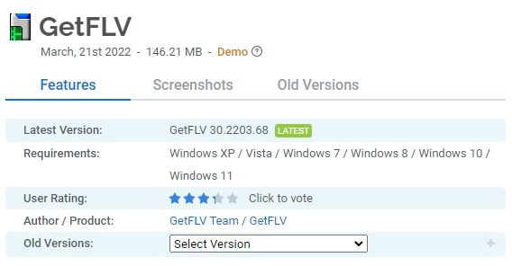 GetFLV 무료 다운로드