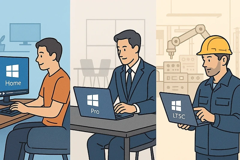 회사용? 집에서 쓸 거야? 당신에게 맞는 윈도우는? Home vs Pro vs LTSC