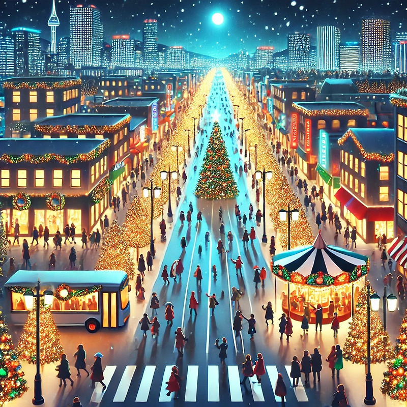 2024 크리스마스, 서울과 지역별 주요 행사 놀이공원, 숙박, 쇼핑 이벤트