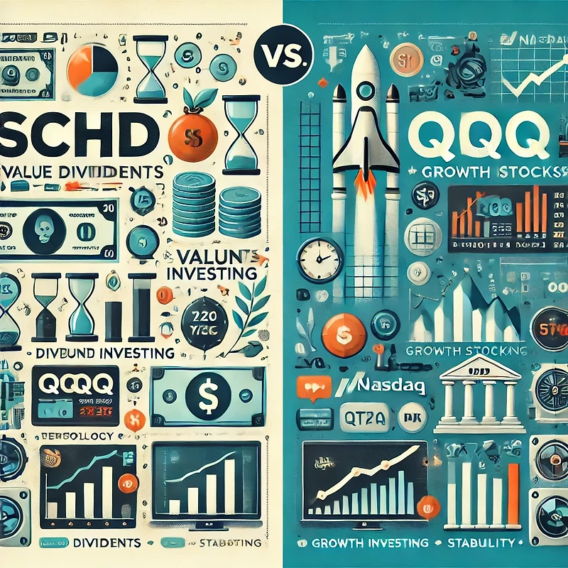 장기 투자자를 위한 SCHD와 QQQ 포트폴리오 비중 조절법