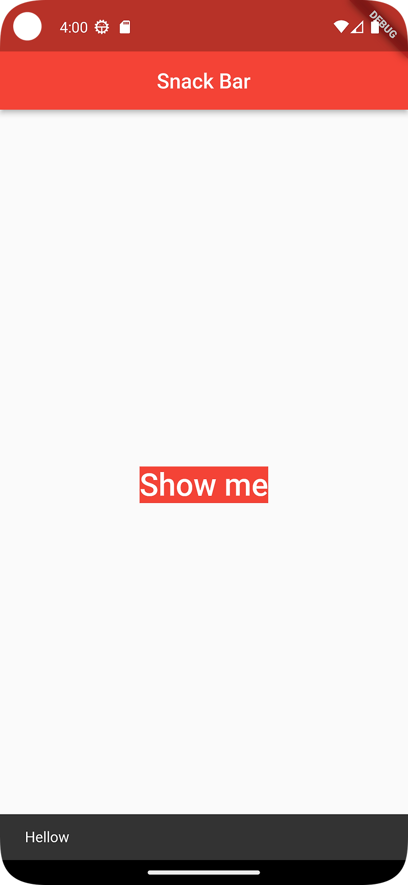 [2023.11.22] 플러터(flutter) 순한 맛 강좌 18 | Snack Bar